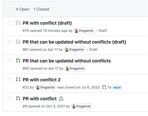 `conflict Marker` Draft Pr Excluded · Issue 7078 · Refined Github