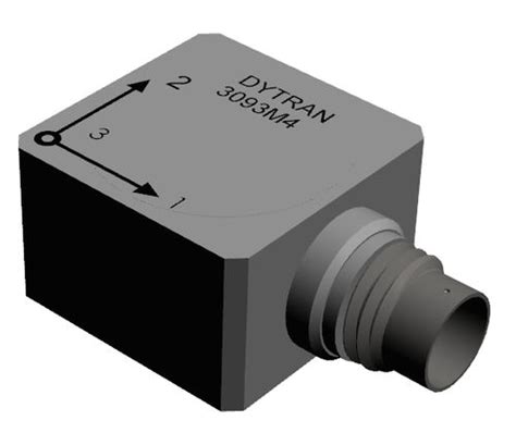 Triaxial Accelerometer 3093m4 Dytran Instruments Piezoelectric
