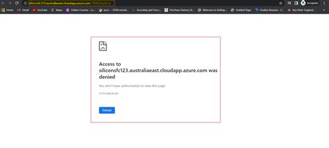 facing access denied while accessing the azure fabric explorer 403