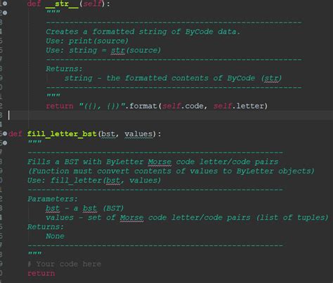 Solved Creates A Formatted String Of Bycode Data Use Print