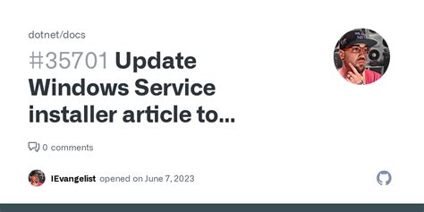 update windows service installer article to include wix toolset · issue 35701 · dotnet docs