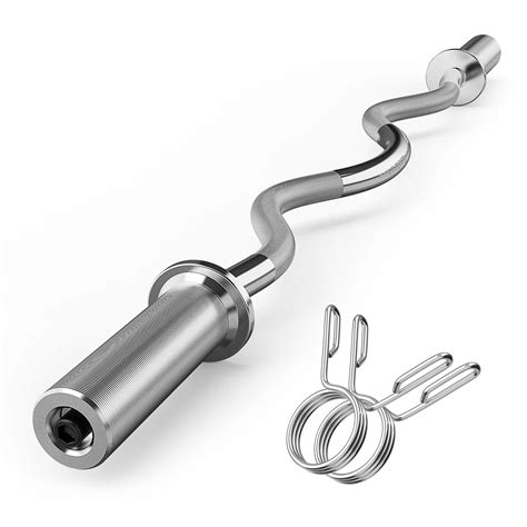 Olympic Ez Curl Barbell Bar 47 Ez Curl Bar For Weight Lifting Biceps