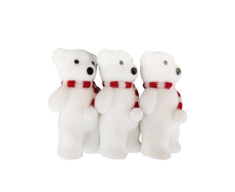 საახალწლო სათამაშო პოლარული დათვი 16 12 სმ Ag2024 125