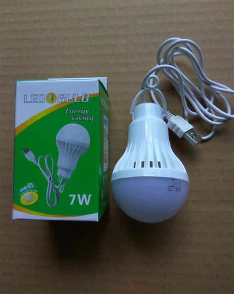 Lampu Usb W Bohlam Led Watt Portable Emergency Jadi Store