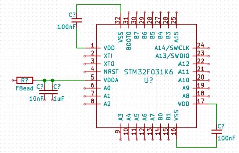Your Own Hardware Using KiCAD To Design A Minimal STM32 Development Board Vivonomicon S Blog