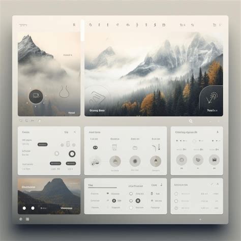 Premium Ai Image Design Of User Interface Kit