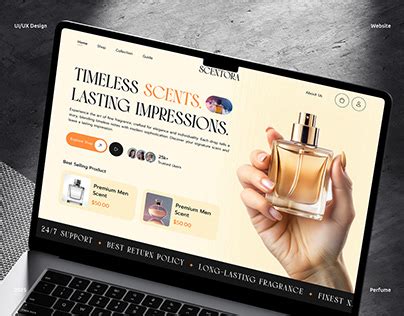 Perfume Website Design Projects Photos Videos Logos Illustrations And Branding Behance