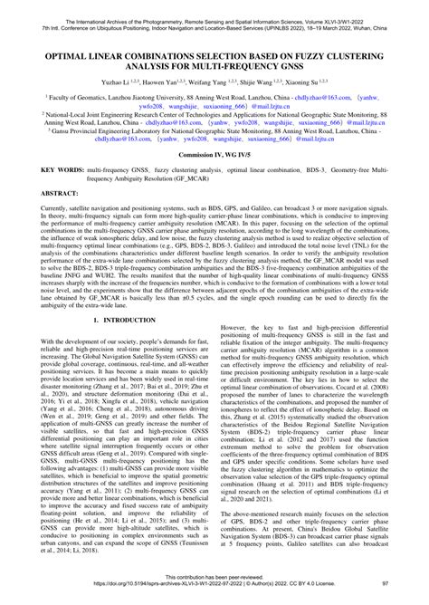 Pdf Optimal Linear Combinations Selection Based On Fuzzy Clustering Analysis For Multi