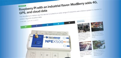 Media Wrote About Modberry Industrial Computer Series Iot Industrial