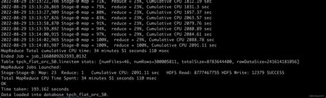 KylinHivehive testbenchtpch 数据集生成失败提示报错class org apache hadoop