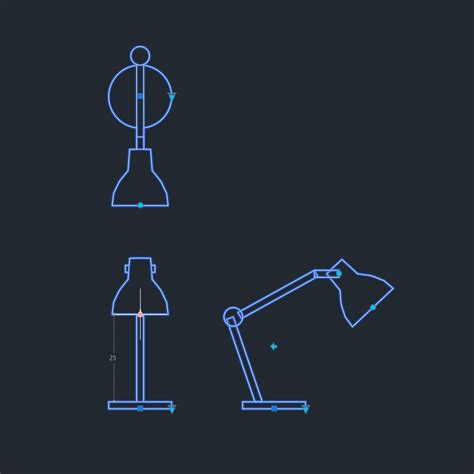Download 13 Table Lamps Dynamic Cad Blocks Cadasbuilt Cadasbuilt