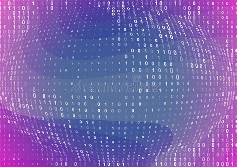 binary computer code background or gradient 01 numbers pattern stock vector illustration of