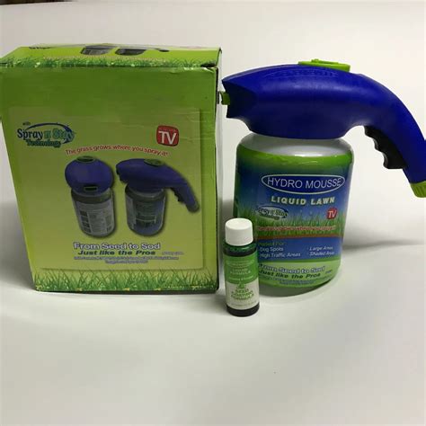 Seeds Sprinkler Liquid Lawn Mousse System Grass Seed Sprayer Plastic