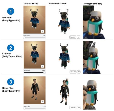 UGC Items Not Scaling Correctly For Rthro Avatars Different Avatar