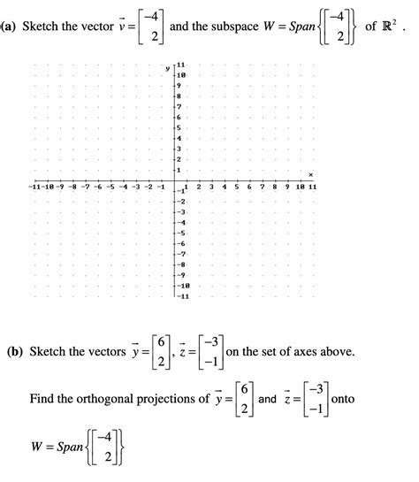 Solved A Sketch The Vector V 11 10 9 8 7 6 5 B Chegg Com