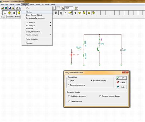 Sweep Options In Tina Ti Spice Simulation Hardware And System Design Tools Forum Simulation