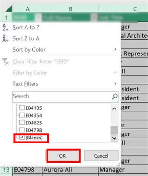 How To Delete Blank Rows In Excel 7 Methods Explained Geeksforgeeks