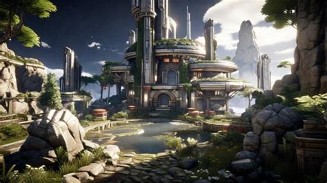 Premium Ai Image Game Background Unreal Engine Detailed