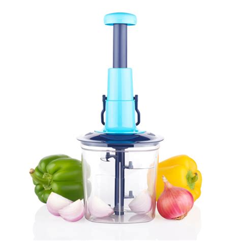 6 Blade Easy Push Chopper Feature Corrosion Resistance Color Blue At Rs 79 Piece In Rajkot