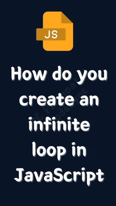 Infinite Loop In Javascript Javascriptinterview Shorts Youtube