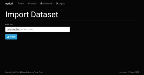 source code data mining asosiasi apriori php