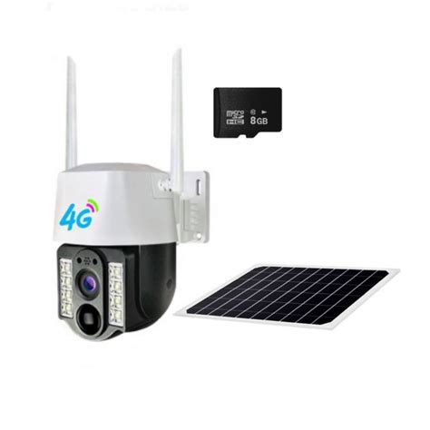 4g Hd Solar Smart Wireless Camera With Solar Panel And 8gb Sd Card Shop Today Get It Tomorrow