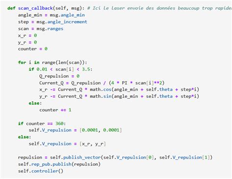 problem while implementing apf path planning algorithm r ros