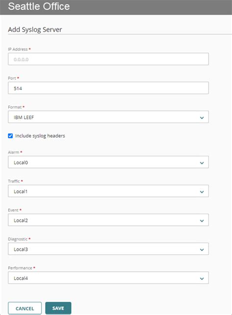 Configure Log Server Settings For Cloud Managed Fireboxes