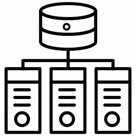 Data Data Modeling Network Database Connection Document Icon