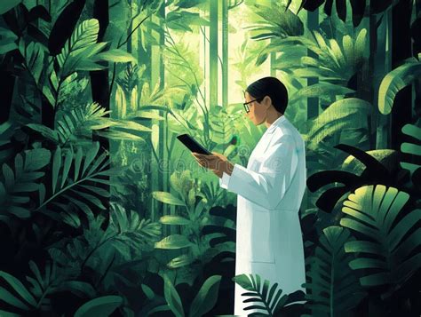 Field Research In Tropical Forest Ecosystems Insights From A Dense Foliage Perspective Stock