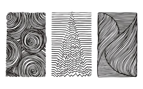 그런 지 손으로 그린 텍스처 선형 패션 인쇄 추상적인 단색 배경 벡터 클립 아트 컬렉션 흰색 배경에 고립 카드 전단지 포스터 디자인 서식 파일에 대 한 디자인 요소입니다
