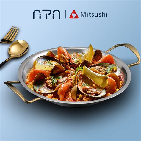 Nipiin Thickened Stainless Steel Wok Korean Style Frying Pan For Gas