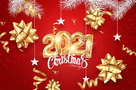 새해 복 많이 받으십시오 비문 2021 빨간 배경에 금 풍선 창조적 인 배경 화이트 황소 전단지 포스터의 해 3d 일러스트레이션 3d 렌더링 12월 31일에 대한 스톡 사진