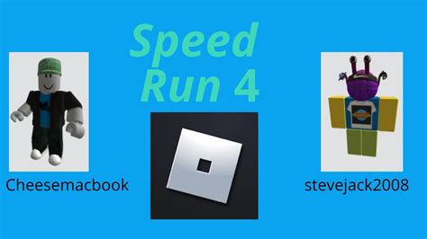 Speed Run 4 On Roblox Cyril Jon Youtube