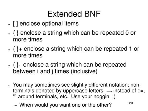 Ppt Compilation Backus Naur Form Bnf And Context Free Grammars
