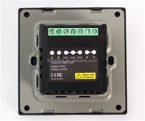 12v 24v Dc Hotel Modbus Protocol Touch Switch With Led