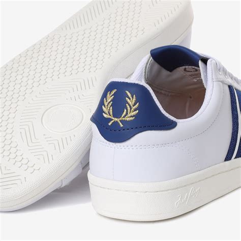 프레드페리 B721 레더 그래픽 브랜드 메쉬 134