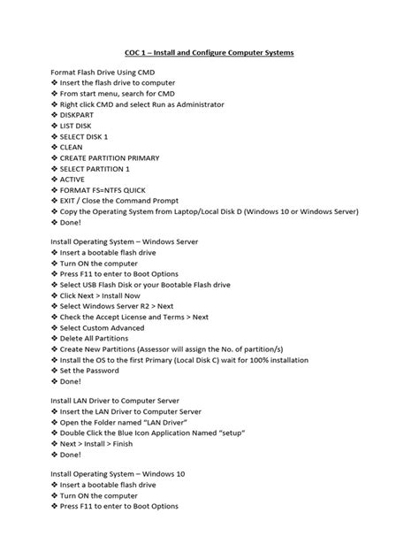 Coc 1 Procedures Pdf