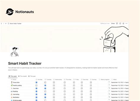 Notion Smart Habit Tracker On Ph 🚀 R Producthunters