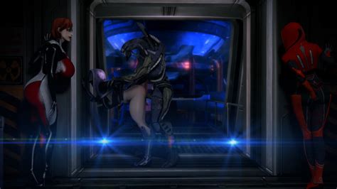 Rule 34 1boy 3d 3girls Alien Alien Girl Ass Commander Shepard Dat Ass