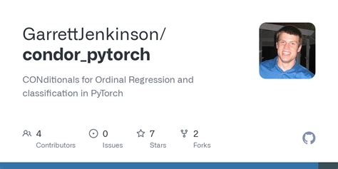 Github Garrettjenkinsoncondorpytorch Conditionals For Ordinal