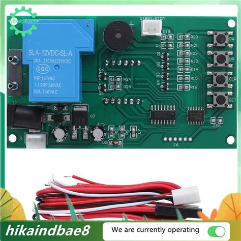 [hikai] Four Digits Time Control Minute Timer Board Time Control Board Arcade Game Coin Time