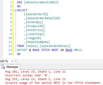 Introduction To Pagination In Sql Server