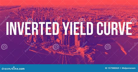 Inverted Yield Curve Theme With Abstract Network Patterns And