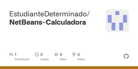 GitHub EstudianteDeterminado NetBeans Calculadora