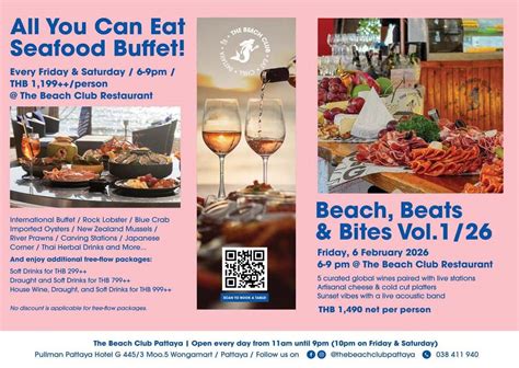 Pattaya The First Beach Beats And Bites Of 2026 Is Coming To The The