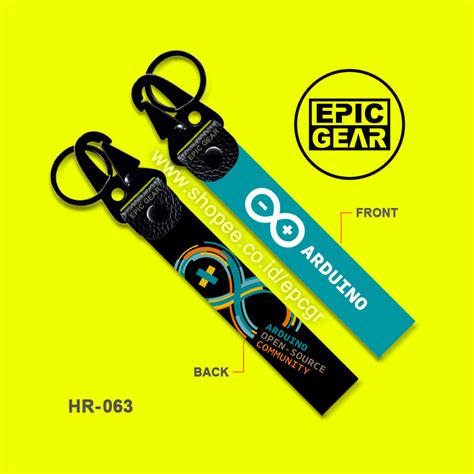 Jual High Quality Gantungan Kunci Logo Arduino Premium Keychain Sepeda Motor Motor Mobil Tas
