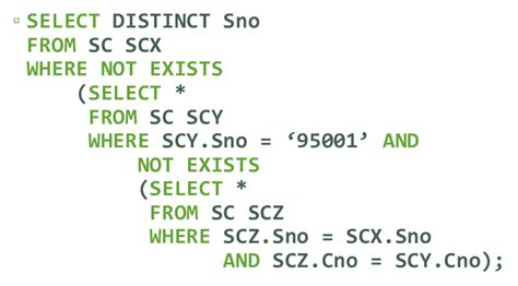 SQL 中的 EXISTS 到底做了什么 知乎