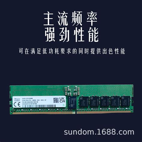 全新sk海力士32gb Ddr5服务器内存条pc5 5600 4800 Rdimm 阿里巴巴