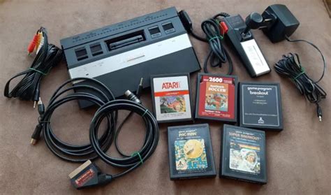 Console Atari 2600 Jr X1 Joystick 2600 5 Giochi Originale Pac Man